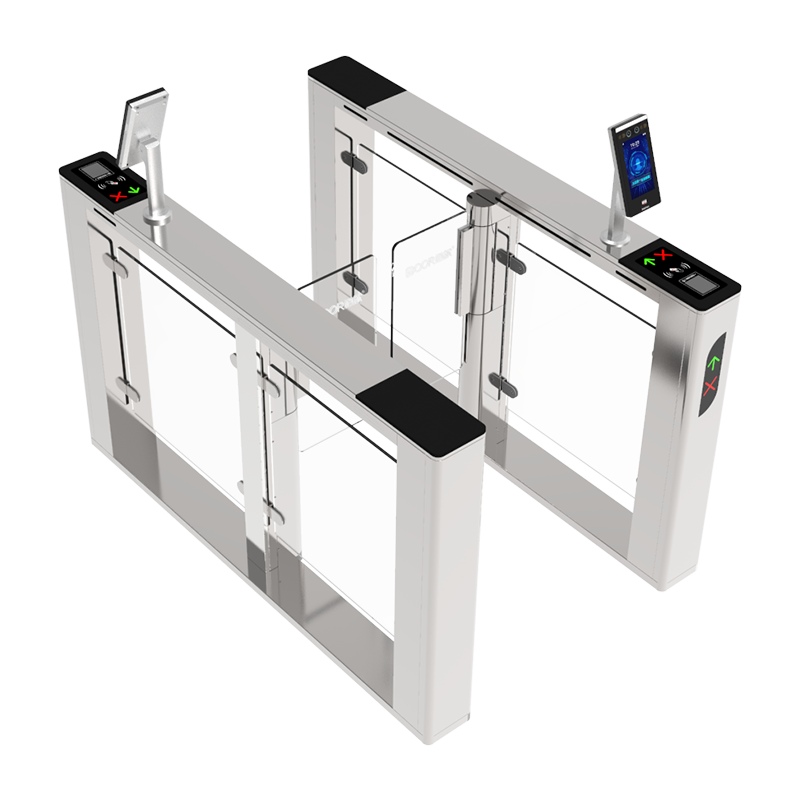 0.3s 1100mm Channel SUS304 swing gate Speedlanes