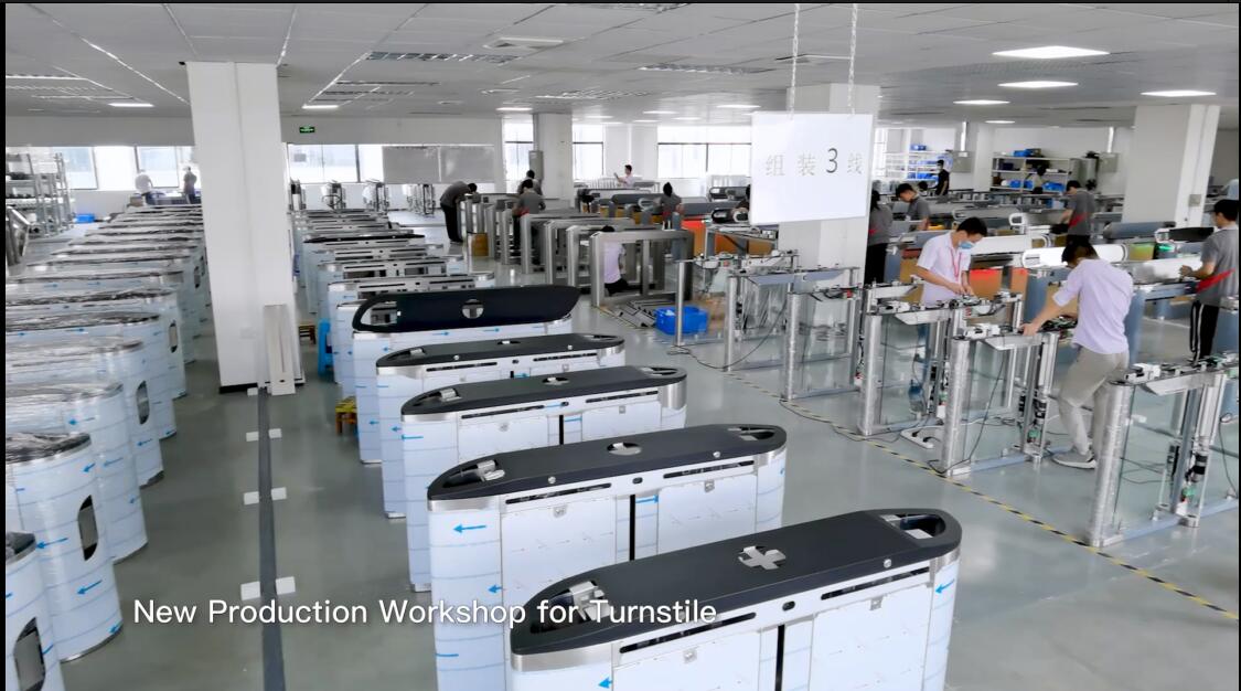 RS485 Speed Gate Full Height Turnstile SUS304 For Office