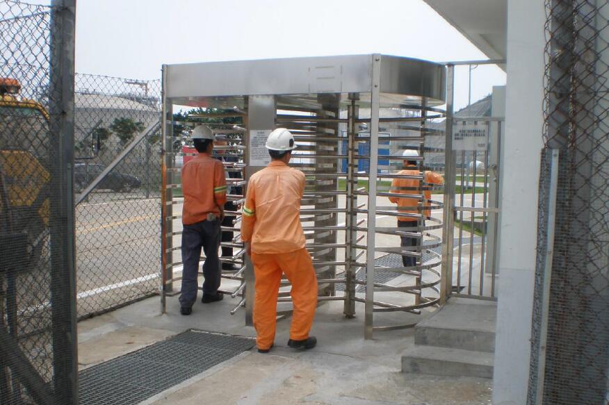 Double Passage Security Mechanical Automatic Entrance Gate Full Height ...