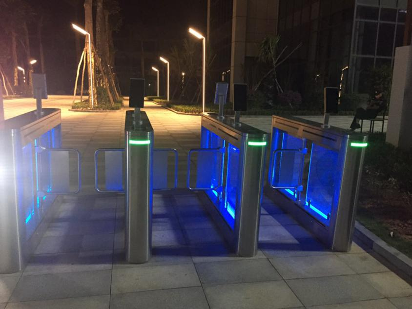 SUS304 Stainless Steel Turnstiles Swing Gate Turnstile 900mm Width For ...