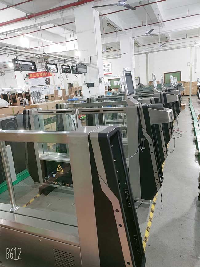 Airport Turnstile Automated Border Control Gates With Face Recognition